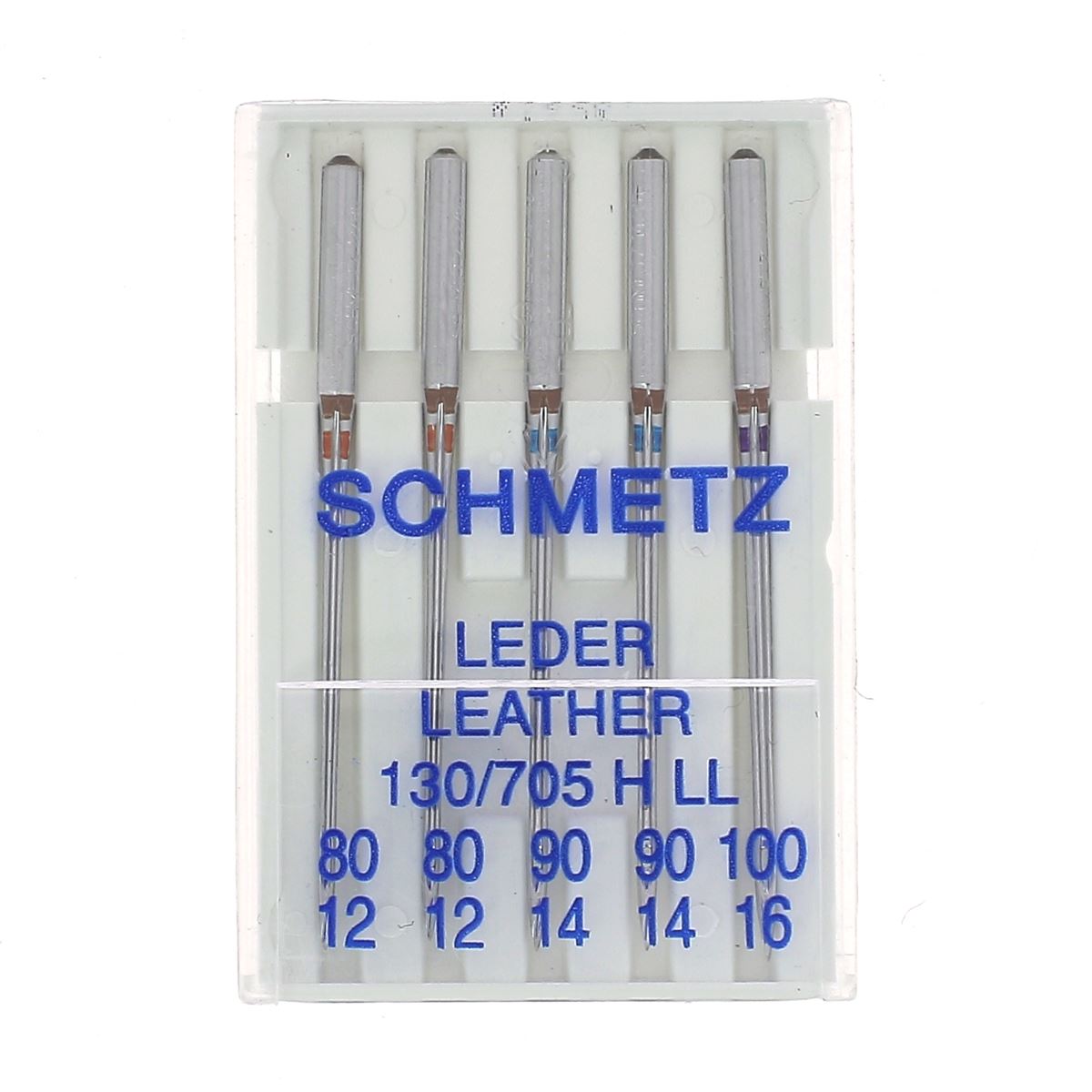 5 aiguilles pour machine à coudre - n°80 à 100 - Schmetz | Deco Cuir
