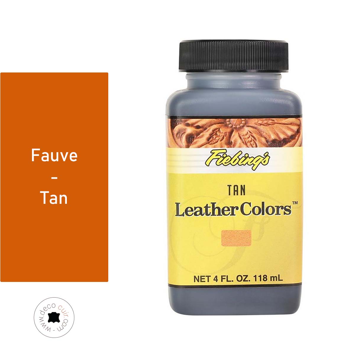 Institutional Leather Dye - Fiebing's Leather Colors - 118ml | Deco Cuir