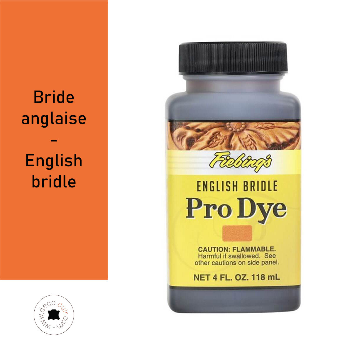 Fiebing's Pro Dye Oil Dye 118ml ENGLISH BRIDE | Deco Cuir