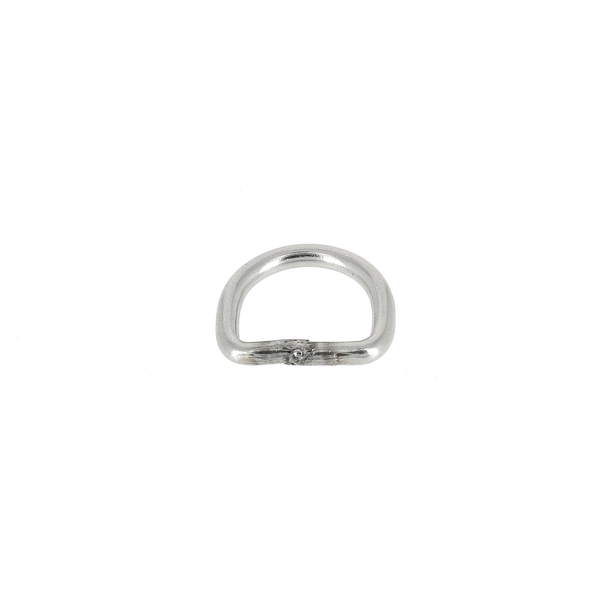 Welded half-round stainless steel ring