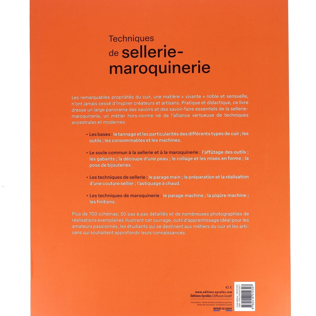 Techniques de sellerie-maroquinerie - E. Sarsar & A.Guégan | Deco Cuir