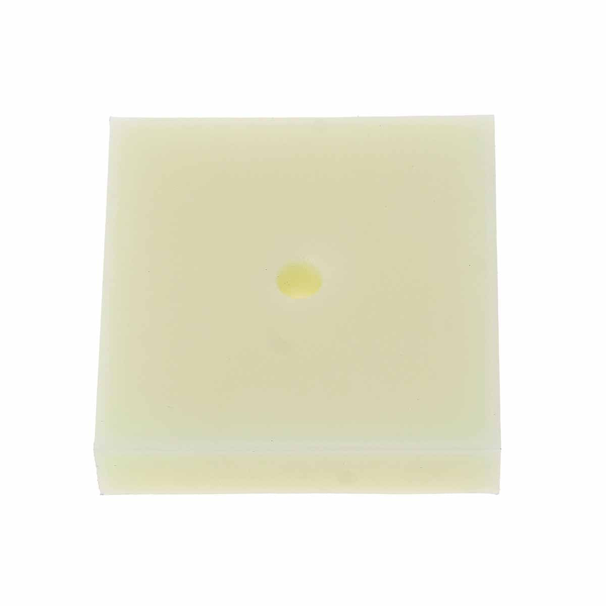 Plaque en ERTALON pour pose accessoires PINCE - 75x75 mm - Epaisseur ...