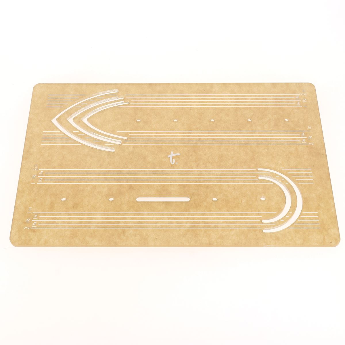 Template ROUND BELT END and OGIVES | Leather Decor