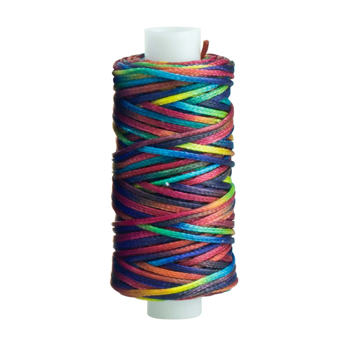 Fil en nylon tressé et poissé 23m - Multicolore | Deco Cuir