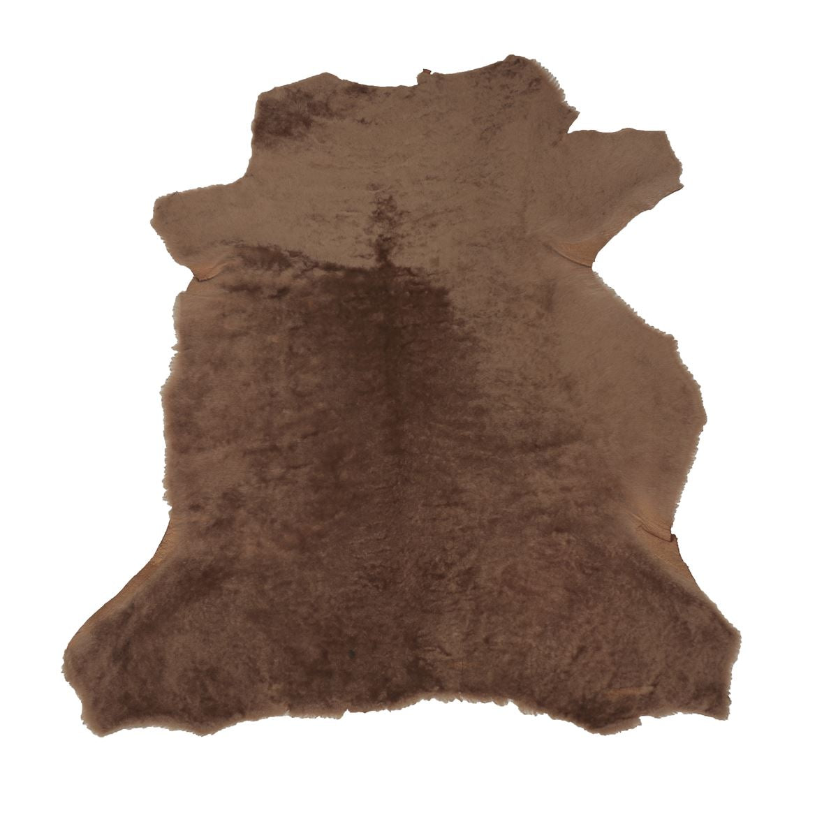 Peau de mouton lainé lisse - Dos pigmenté Brique - NOISETTE M50 | Deco Cuir