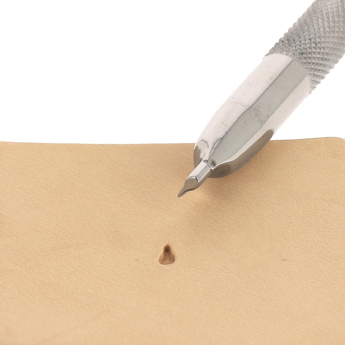 Teardrop Stop Smooth Stamp - Barry King Tools | Leather Deco