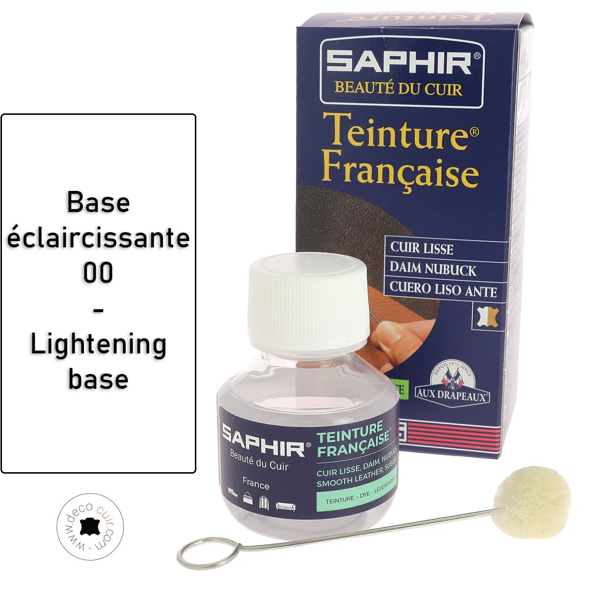 French Saphir Dye - LIGHTENING BASE 00 | Leather Decor