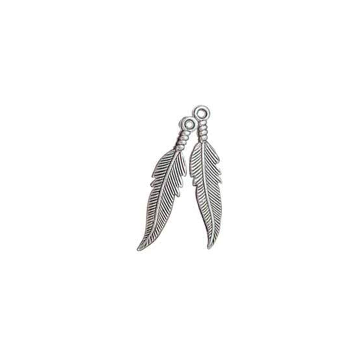 Lot de 2 plumes - Pendentif - Tandy Leather | Deco Cuir