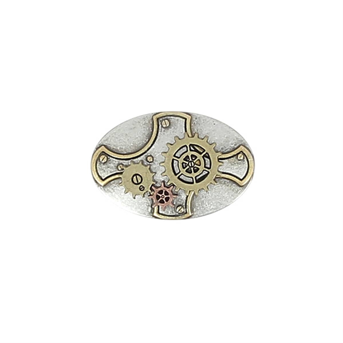 Concho STEAMPUNK - WATCH - OVAL - 45 x 30 mm | Leather Deco