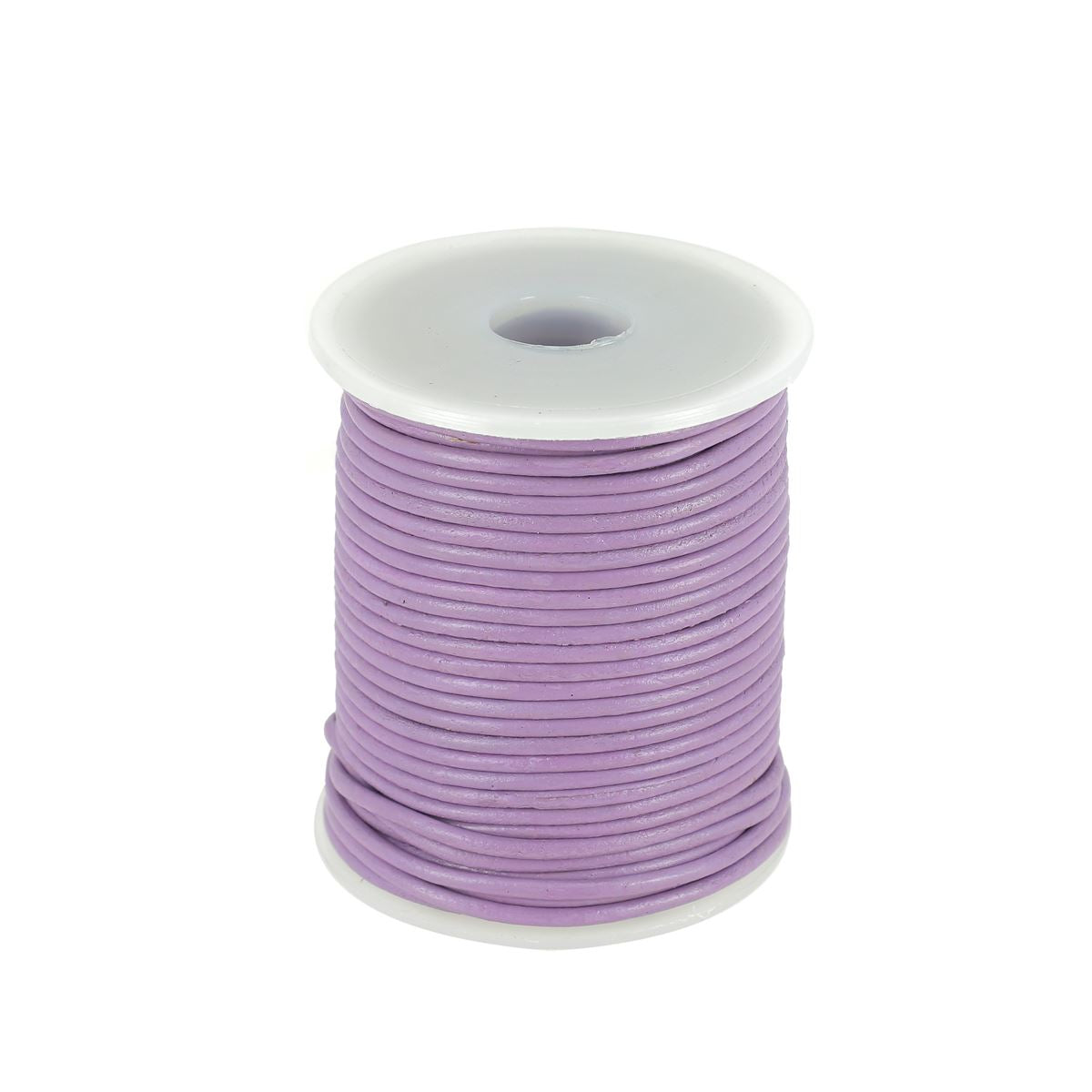 Lacet en cuir rond - diam 2 mm - PARME - Bobine de 25 mètres | Deco Cuir