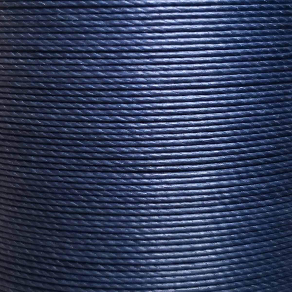 80m spool of MeiSi super fine waxed linen thread M50 - 0.55mm - DENIM ...