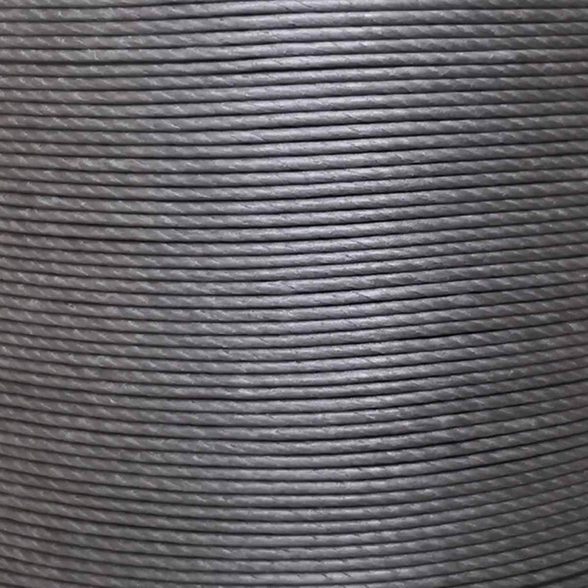 80m spool of MeiSi super fine waxed linen thread M50 - 0.55 mm - ASH ...