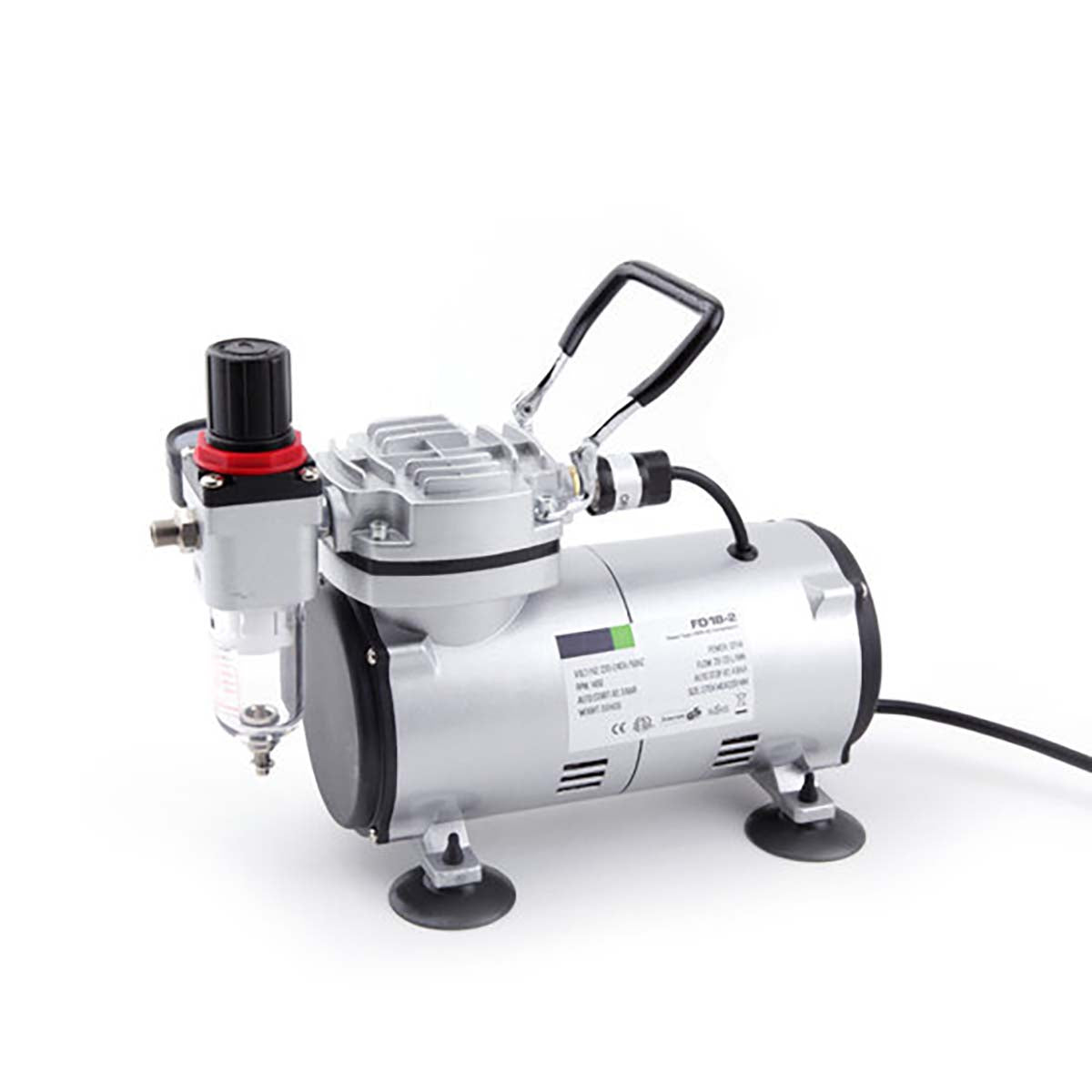 Mini airbrush compressor - 1 piston | Leather Deco
