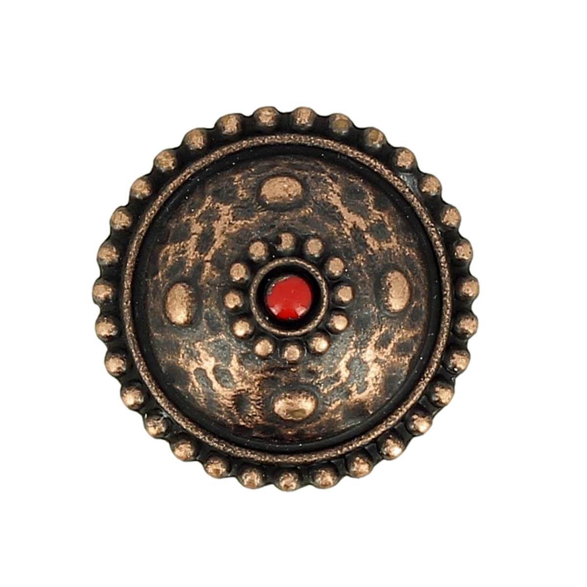 CASPIAN Screw-On Concho - OLD COPPER | Leather Deco