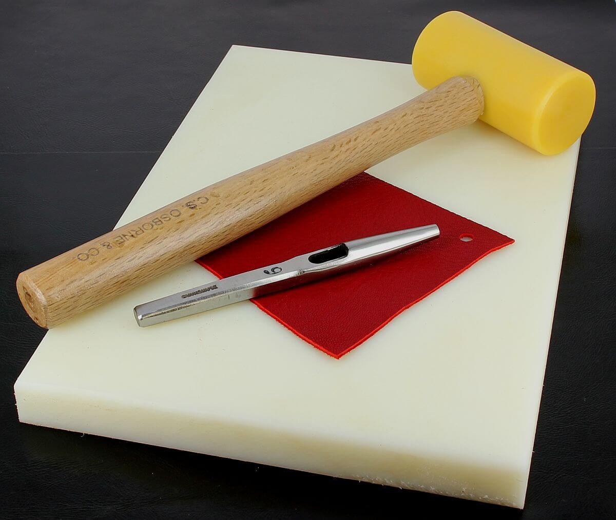 ERTALON cutting block 300 x 200 mm - Thickness 20mm | Leather Deco