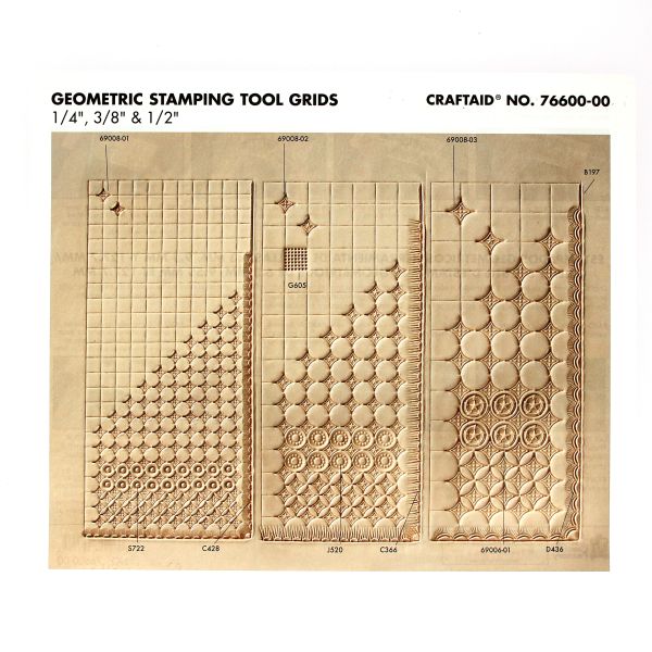 Reusable tracing for transferring designs onto leather - GEOMETRIC ...